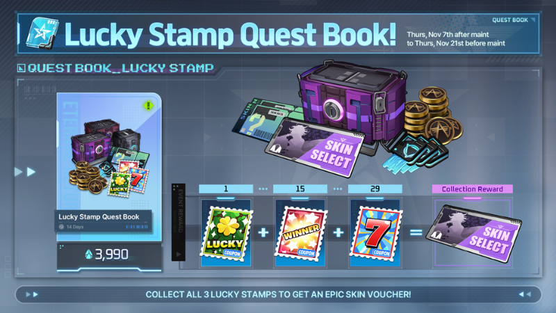 Eternal Return - Lucky Stamp Quest Book! - Steam News