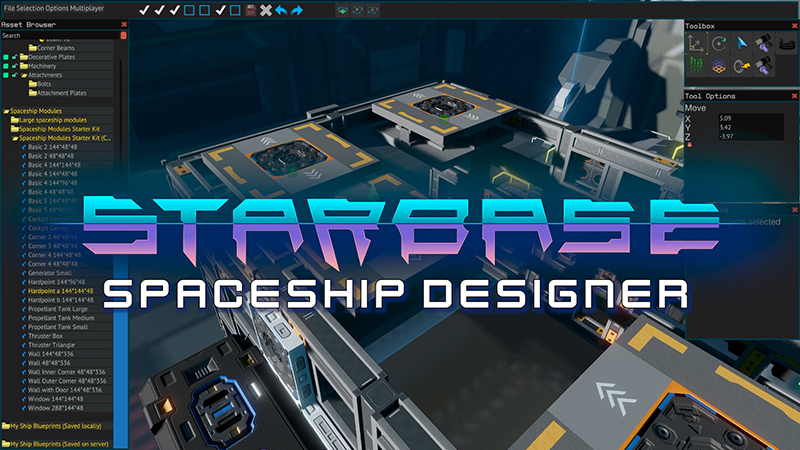 Starbase - Starbase - Spaceship Designer Feature Video - Steam News