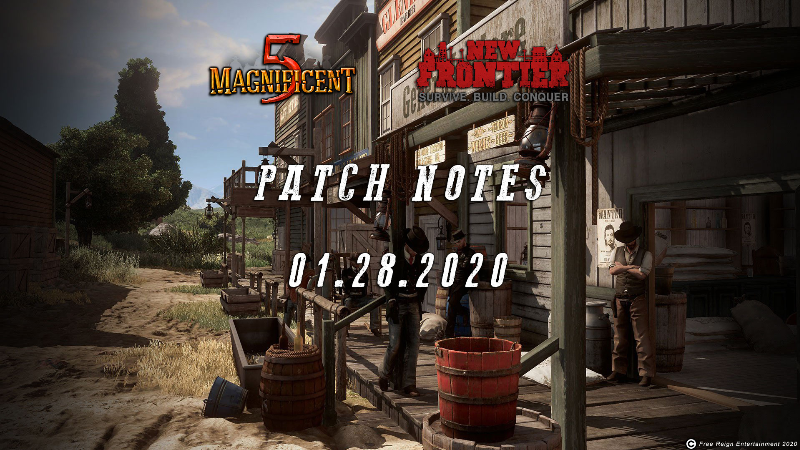 Magnificent 5 - Patch 01.28.2020 Changelog - Steam News