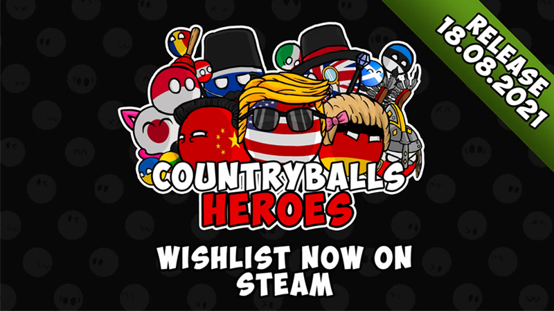 CountryBalls Heroes - Release date announced - 18th of August - Steam News