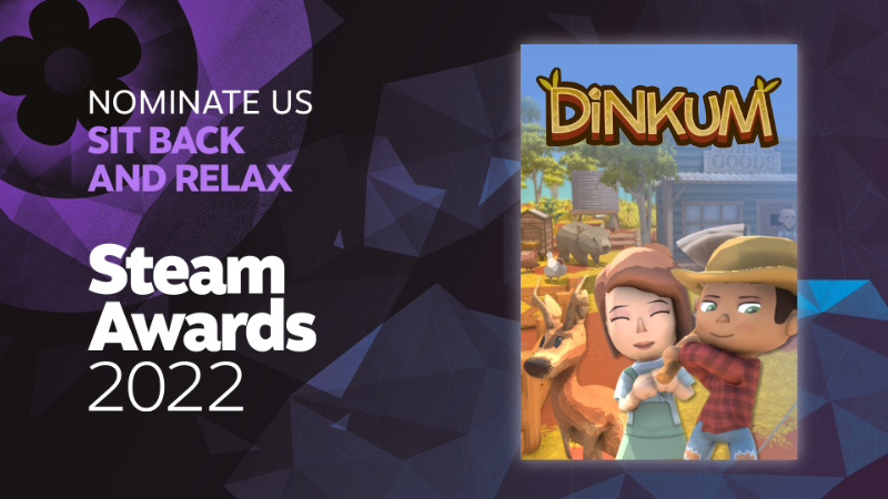 Dinkum - Steam Awards have begun and Dinkum is throwing its hat in the ...