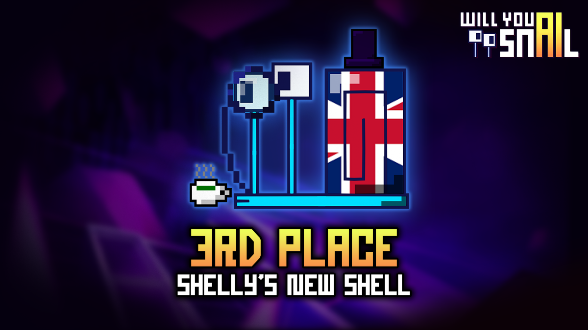 3rd place: British Shelly, by @BananaSnail#0055