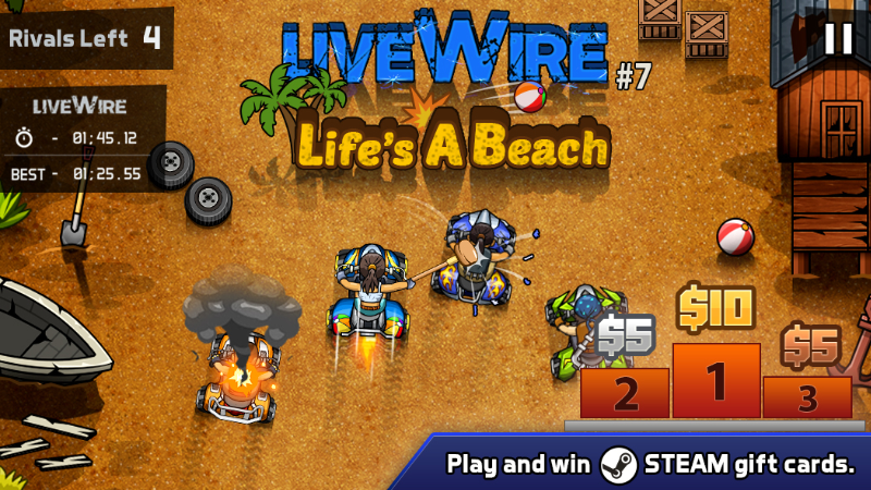 Steam :: Rude Racers :: LiveWire #7 is here with a special beach zone ...