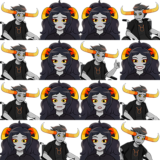 Vriska Tavros Sprite 9994