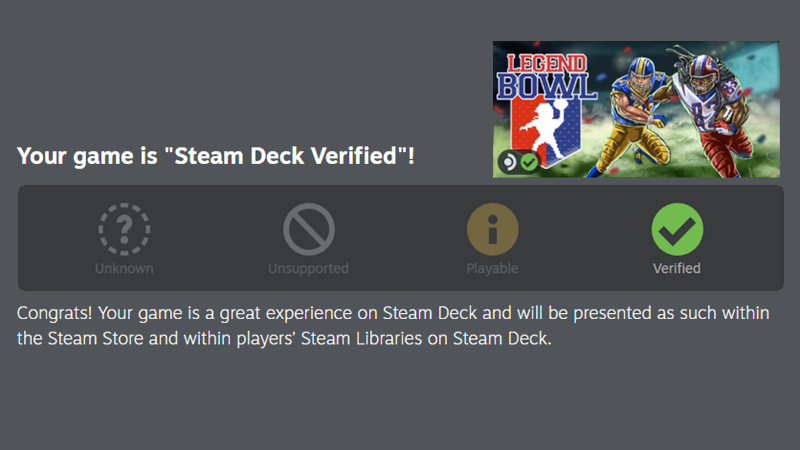 Legend Bowl - Steam Deck Verified - Steam News