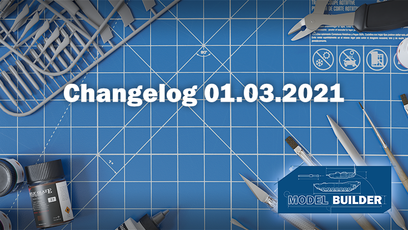 Model Builder: Complete Edition - Changelog 01.03.2021 - Steam News
