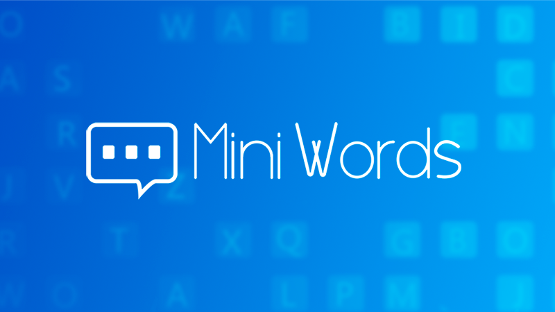 Mini Words - minimalist puzzle - MIni Words update - Steam News