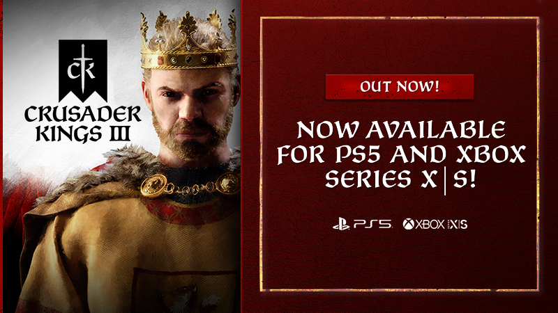 Crusader Kings III - Crusader Kings III has launched on PlayStation 5 ...