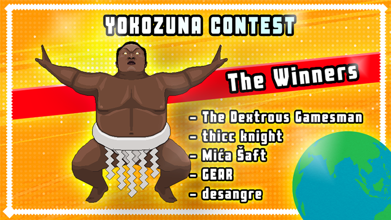 Circle of Sumo: Online Rumble! - Yokozuna contest - The winners ...