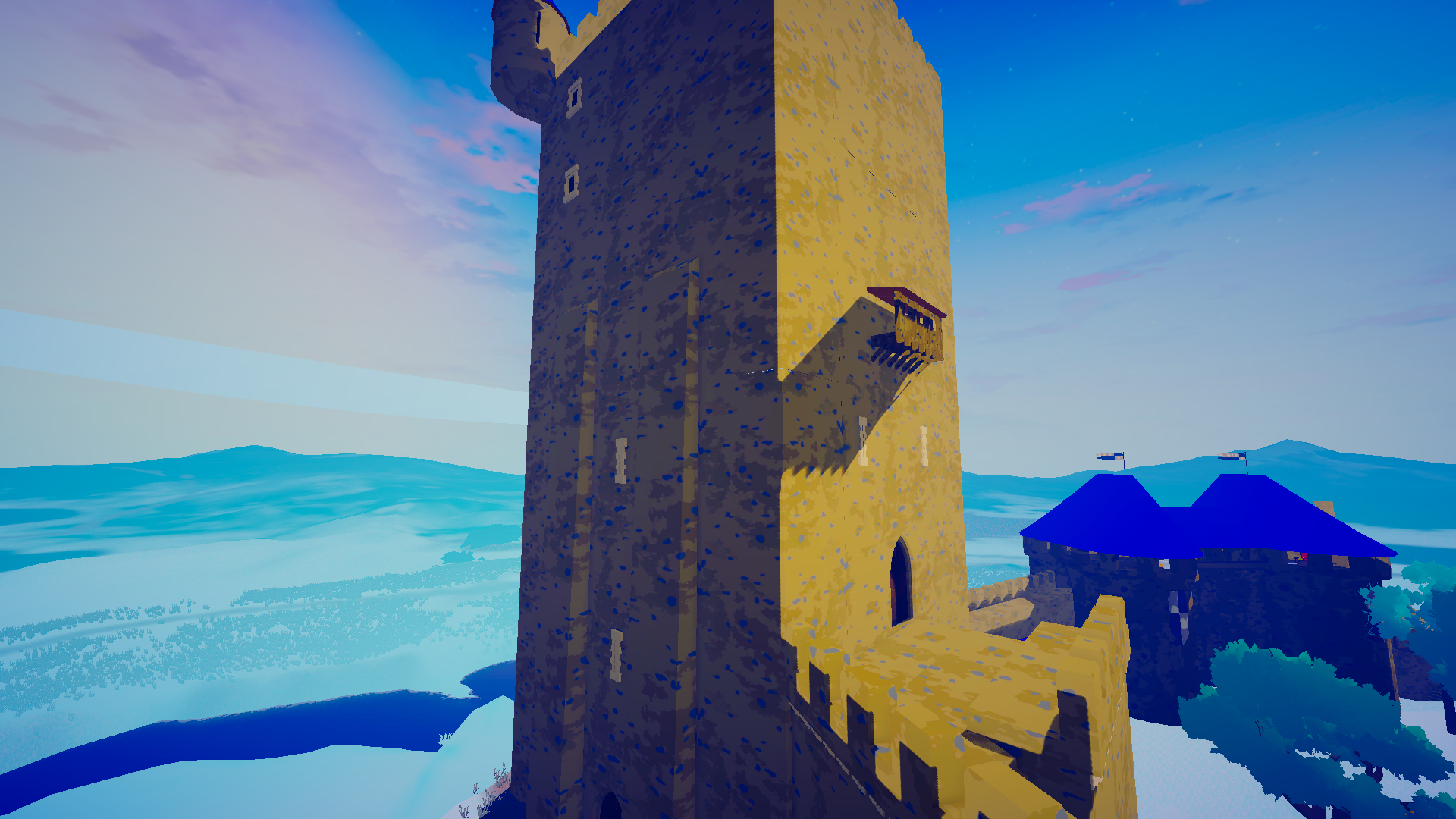 Minecraft Watchtower Justice League