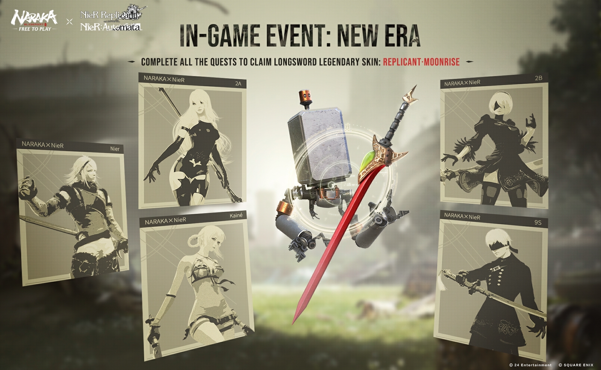 Naraka Bladepoint Update for August 10 Dropped for NieR Crossover ...