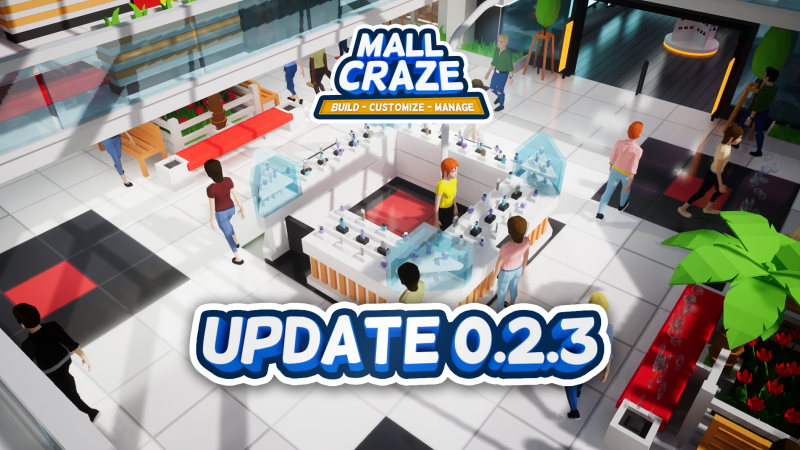 Mall Craze - Update 0.2.3 - Stalls & Kiosks, Dynamic Lights and ...
