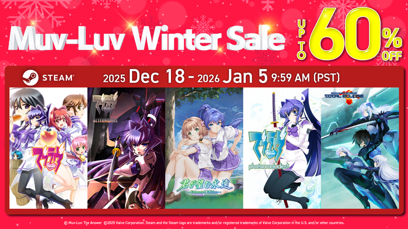 The Muv-Luv Winter Sale is here!