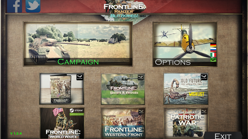 Frontline: Panzer Blitzkrieg! - v1.2.4 - Steam News