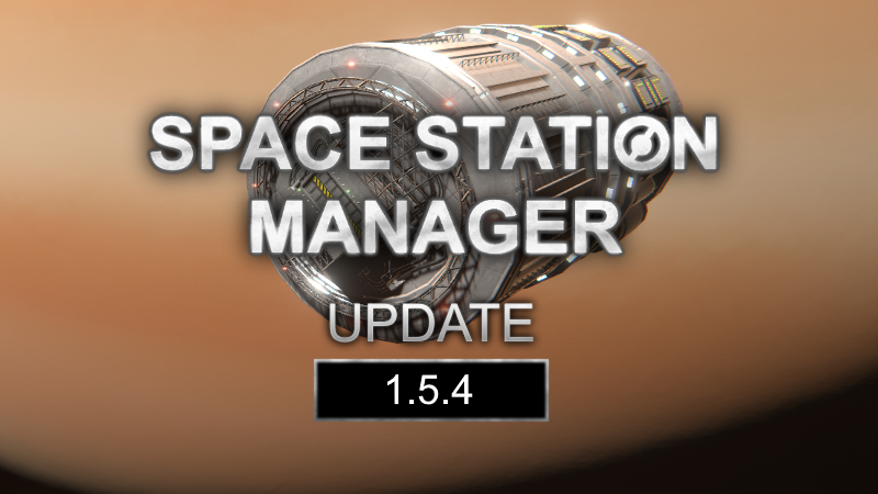 Space Station Manager - The Dawn of industry Update - Steam News