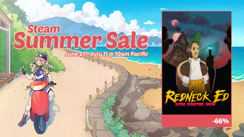 Redneck Ed: Astro Monsters Show - Steam Summer Sale Has Begun! - Steam News