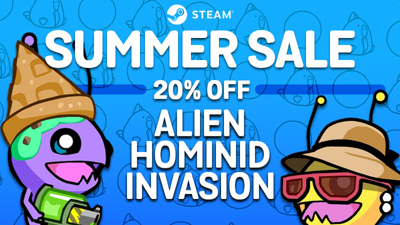 Alien Hominid Invasion - Cool off this summer with Alien Hominid ...