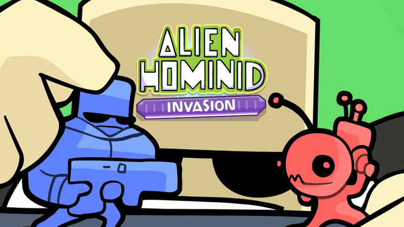Alien Hominid Invasion - Alien Hominid Invasion Demo Landing in 3... 2 ...