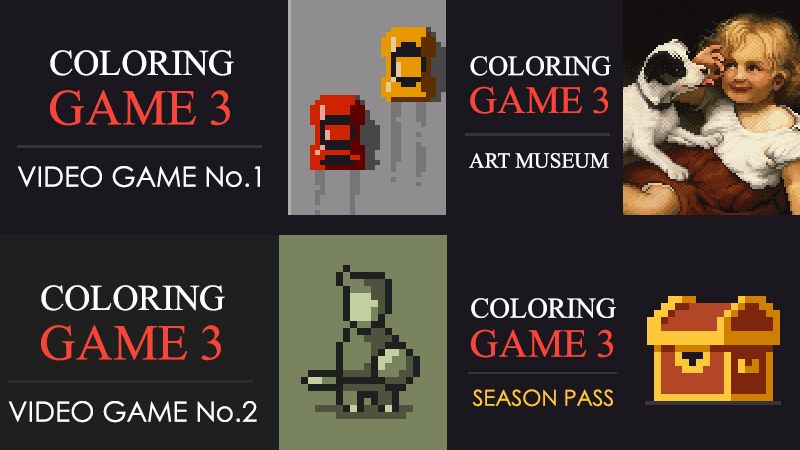 Coloring Game 3 - Add New DLCs to Your Wishlist - Steam News