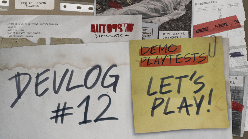Autopsy Simulator - Let's start DEMO playtests! - Steam News