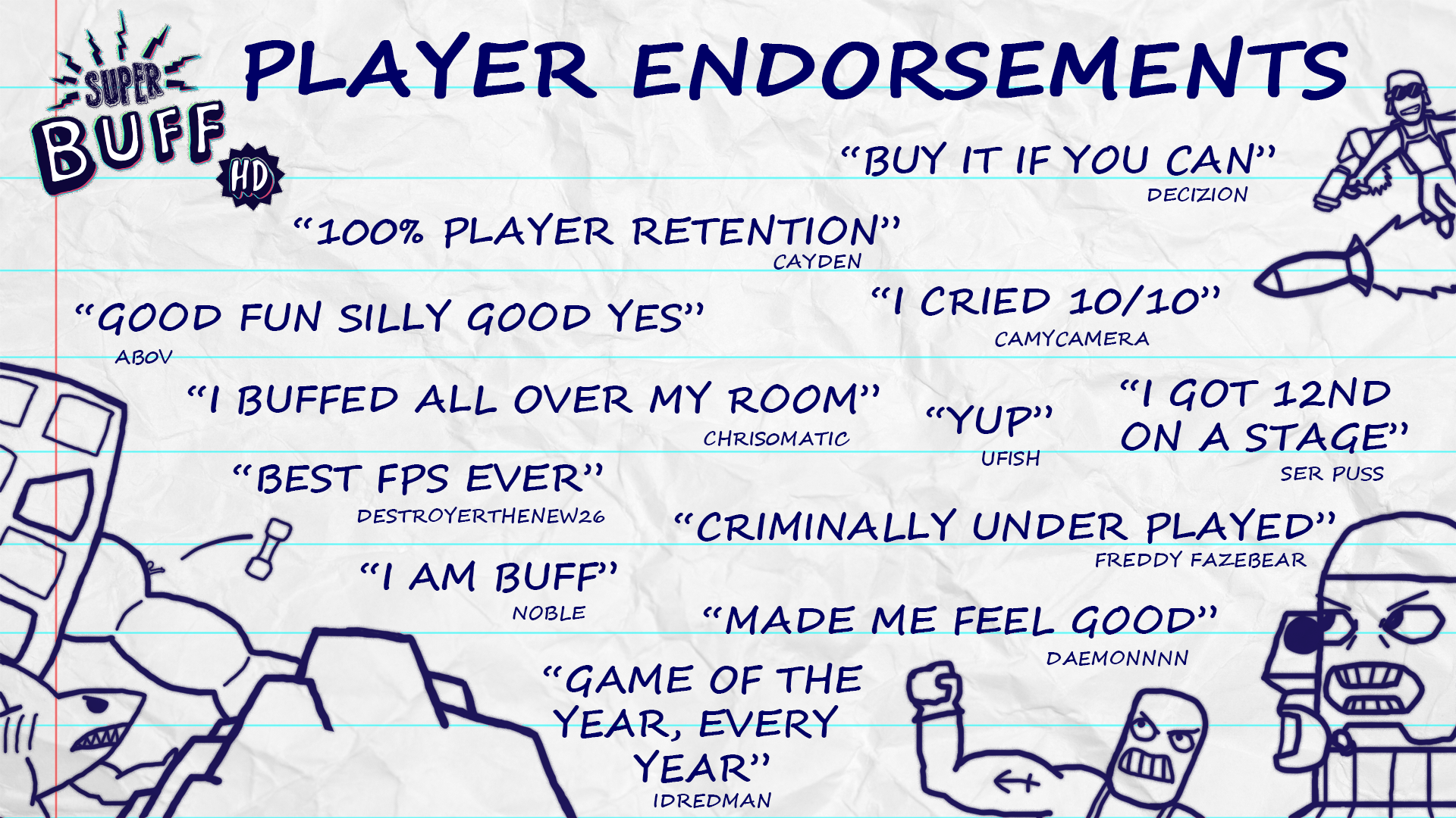 Once you've SPLASHED YOUR CASHOLA on Super Buff HD, be sure to peruse ...