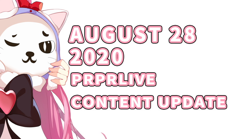 PrprLive - 20200828PrprLive Content update - Steam News
