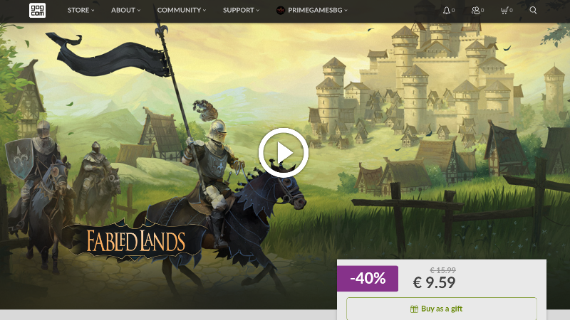 Fabled Lands - Fabled Lands releases on GOG! - Steam News