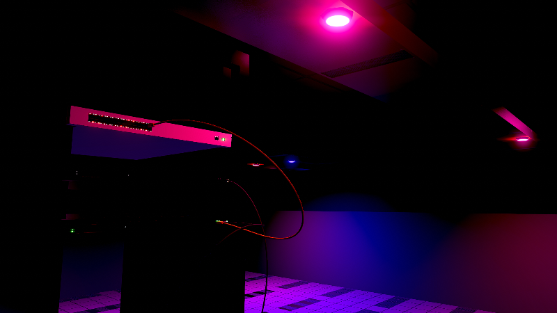 Web Host Simulator - Alpha update: New server room lighting and more ...
