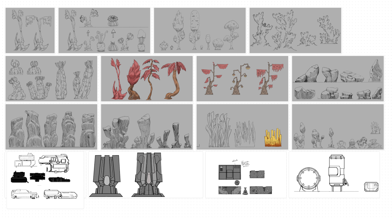 These sketches were not just random drawings but a carefully crafted ...