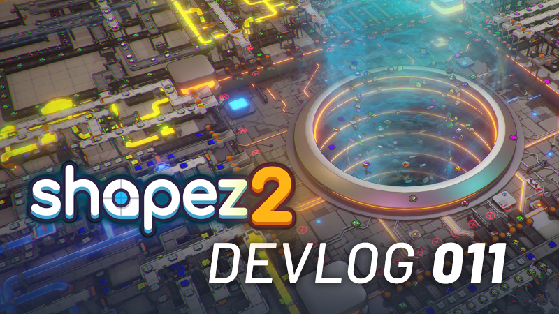 shapez - Devlog 011 - Rendering performance optimization - Steam News