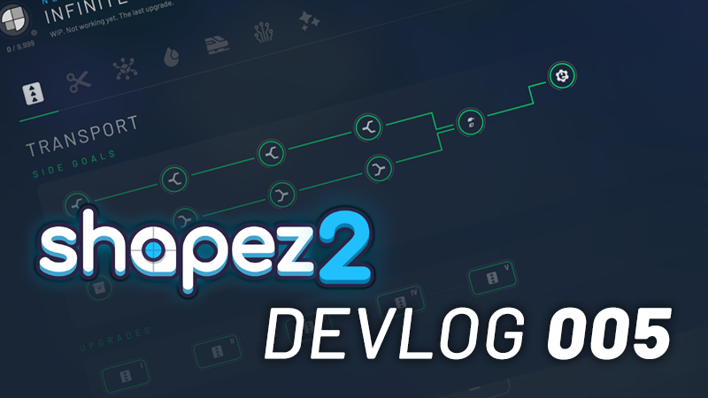 shapez - Devlog 005 - Research & Progression, Blueprints - Steam News