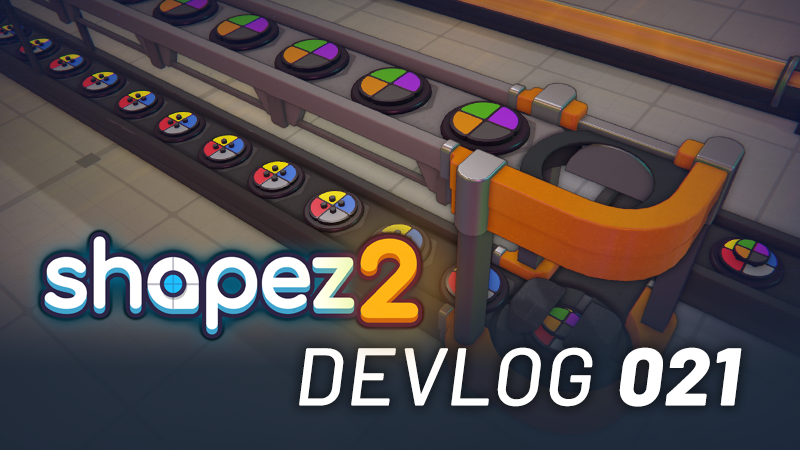 shapez - Devlog 021 - Colors, Game Modes & More! - Steam News