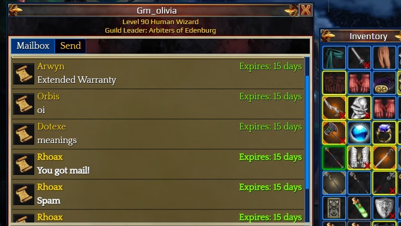 Nevergrind Online - New Mailbox System Unveiled! - Steam News