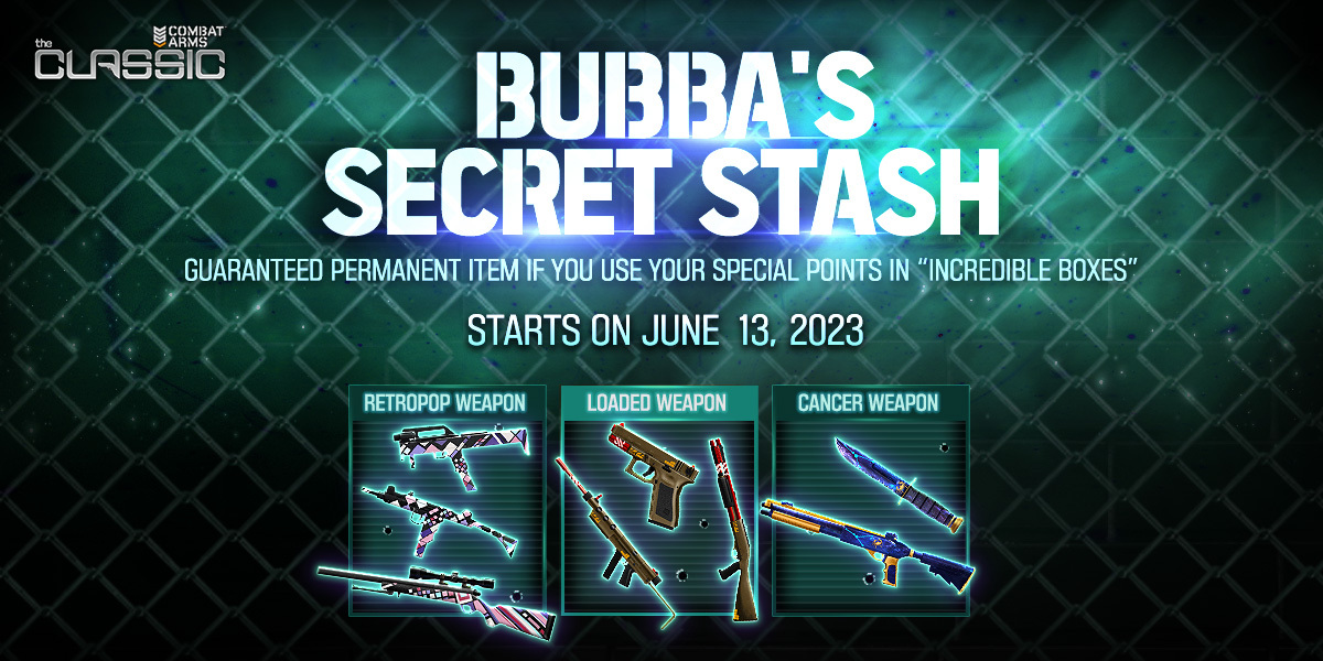 Bubba's Secret Stash inventory is updated and includes these new set of ...