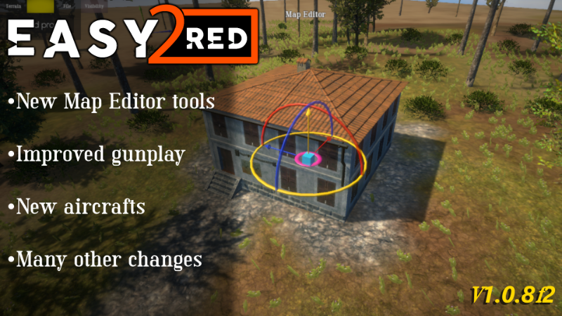 Easy Red 2 - Update 1.0.8f2: Improved Map Editor and many other changes ...