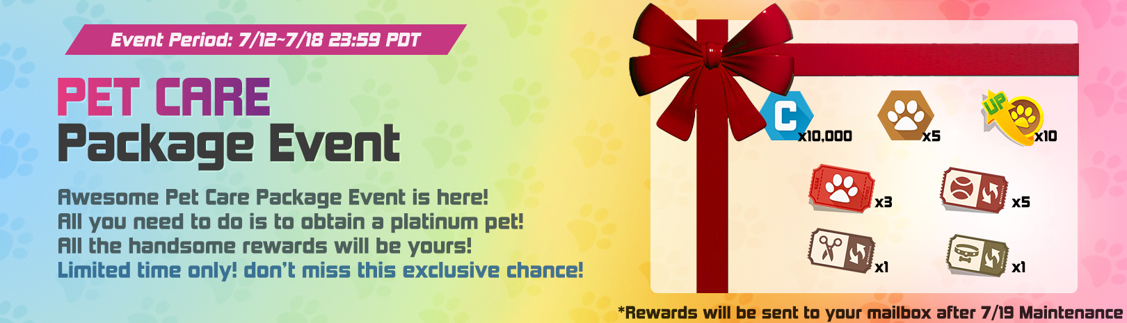8. Pet Care Package Event