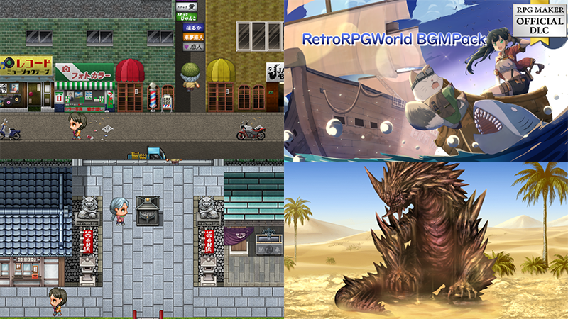 RPG Maker MZ - Official DLC: Tile sets, enemy sets, and a collection of ...
