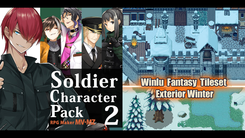RPG Maker MZ - New Releases: Soldier Character Pack 2, Winlu Fantasy ...