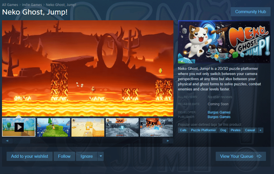 after playing the demo please consider wishlisting and or following us ...