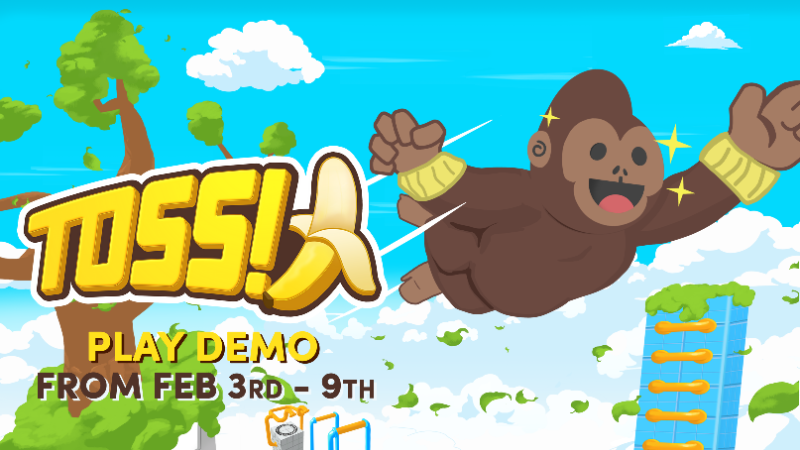 TOSS!🍌 - Play TOSS!🍌 DEMO now, Feb 3rd - 9th - Steam News