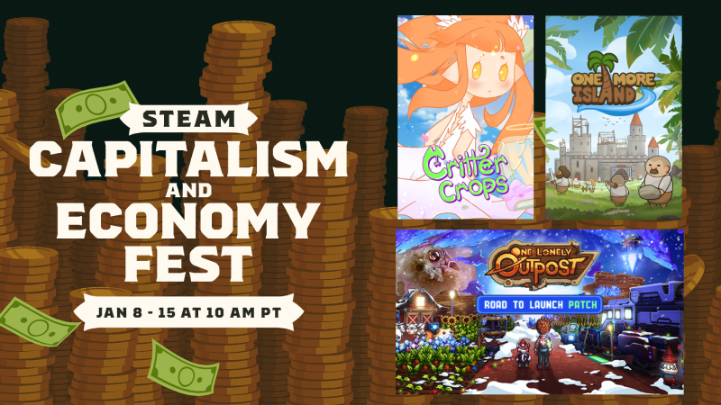 indie.io - Triple threat of our Games in the Steam Capitalism and Economy Fest - Steam News