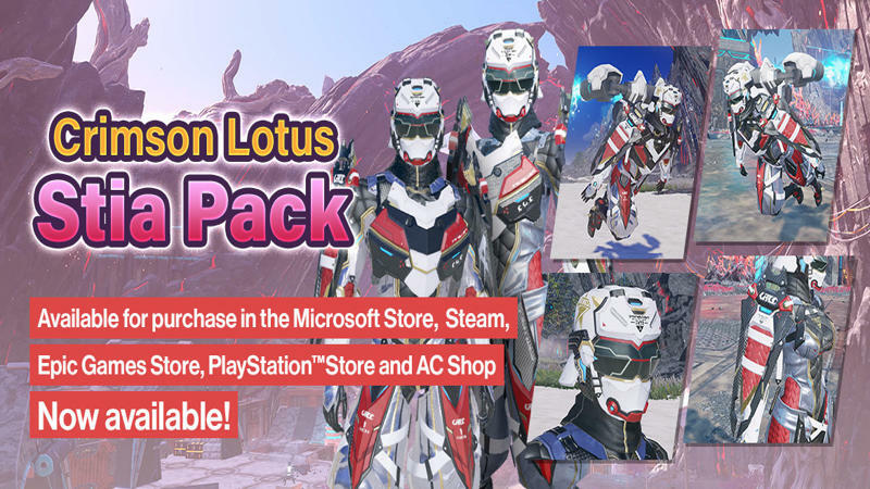 Phantasy Star Online 2 New Genesis - Crimson Lotus Stia Packs are comin ...