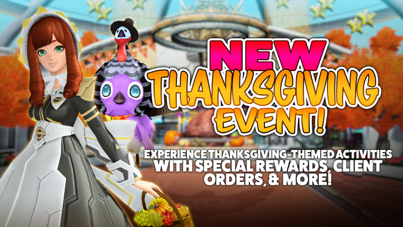 Phantasy Star Online 2 New Genesis - THANKSGIVING IN PSO2! - Steam News