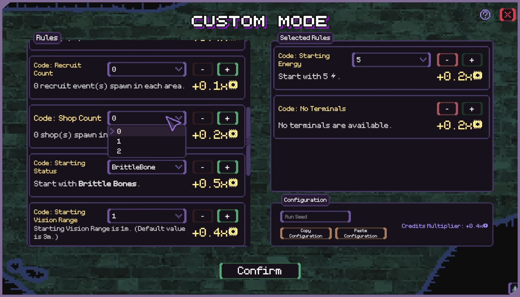 Both Challenge and Custom modes are separate from Story Mode, with all ...