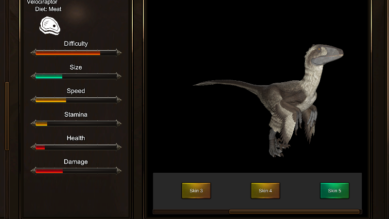 Primeval - Creature Skin Selection - Steam News