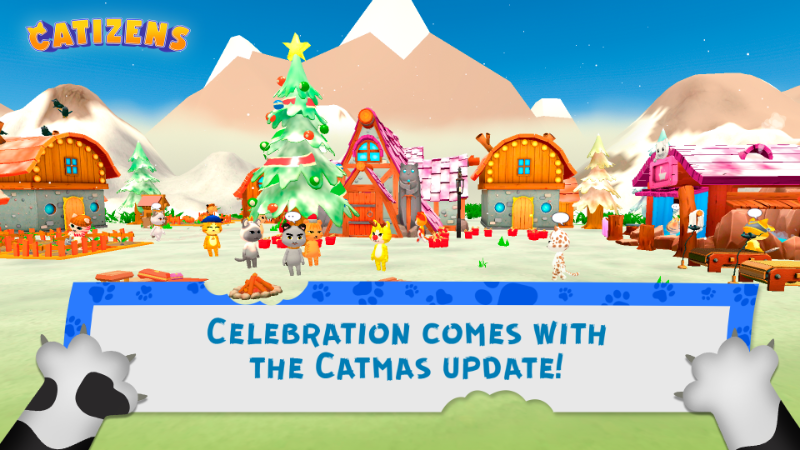 Catizens - Celebration comes with the Catmas update! - Steam News