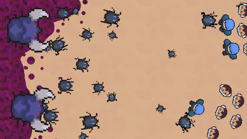 Buggos - Control a SWARM of Buggos to KILL all the humans and take over the planet! - Steam News