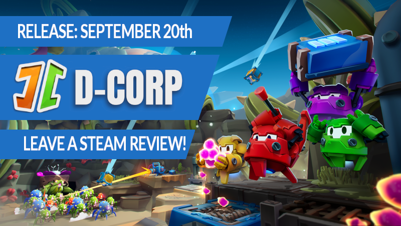D-Corp - D-Corp releases on September 20th! Leave a review! - Steam News
