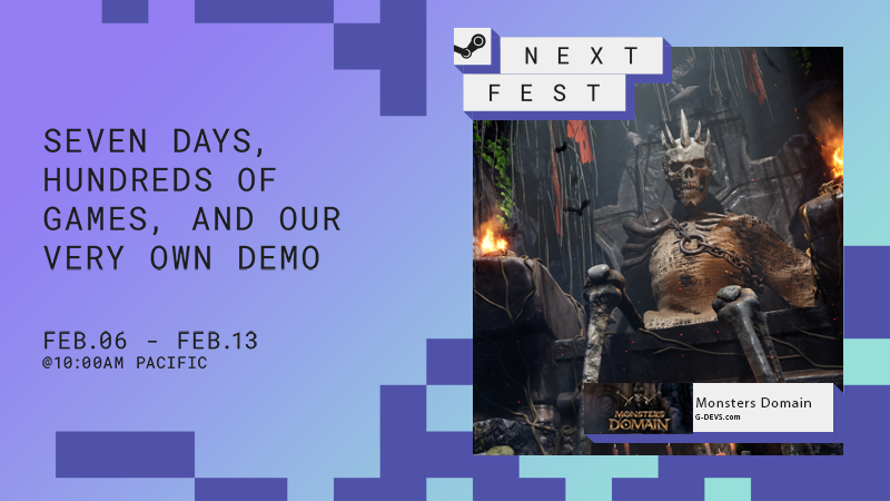 Monsters Domain - Steam Next Fest - Demo available now! - Steam News