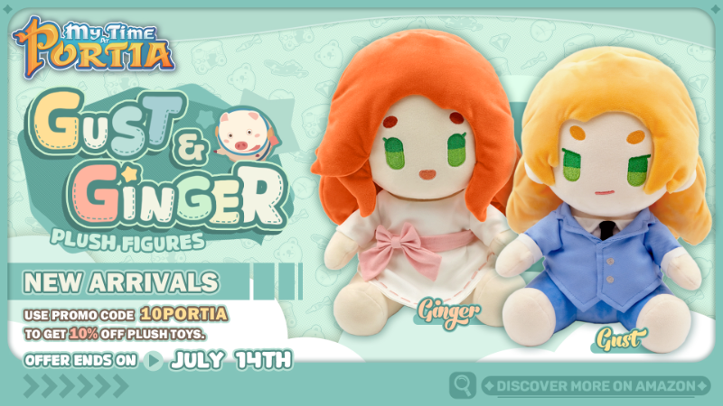 My Time at Sandrock - New Plush Toys Alert: Ginger and Gust Now ...